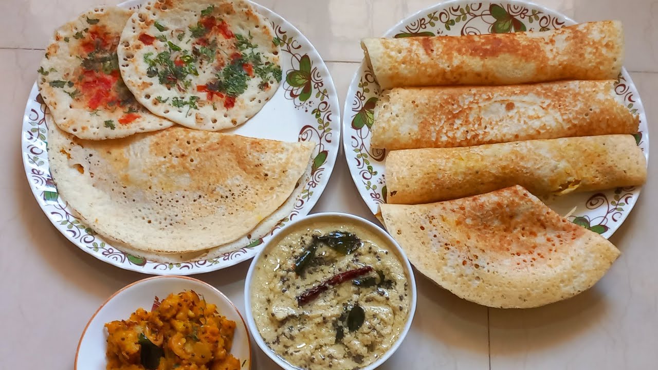 Masala Dosa | Sada Dosa | Shezwan Masala Dosa | Uttapam Recipe | Dosa ...