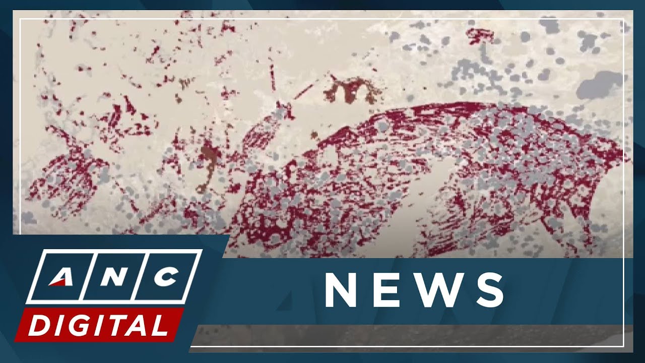 World's oldest artwork discovered in Indonesian cave | ANC - YouTube