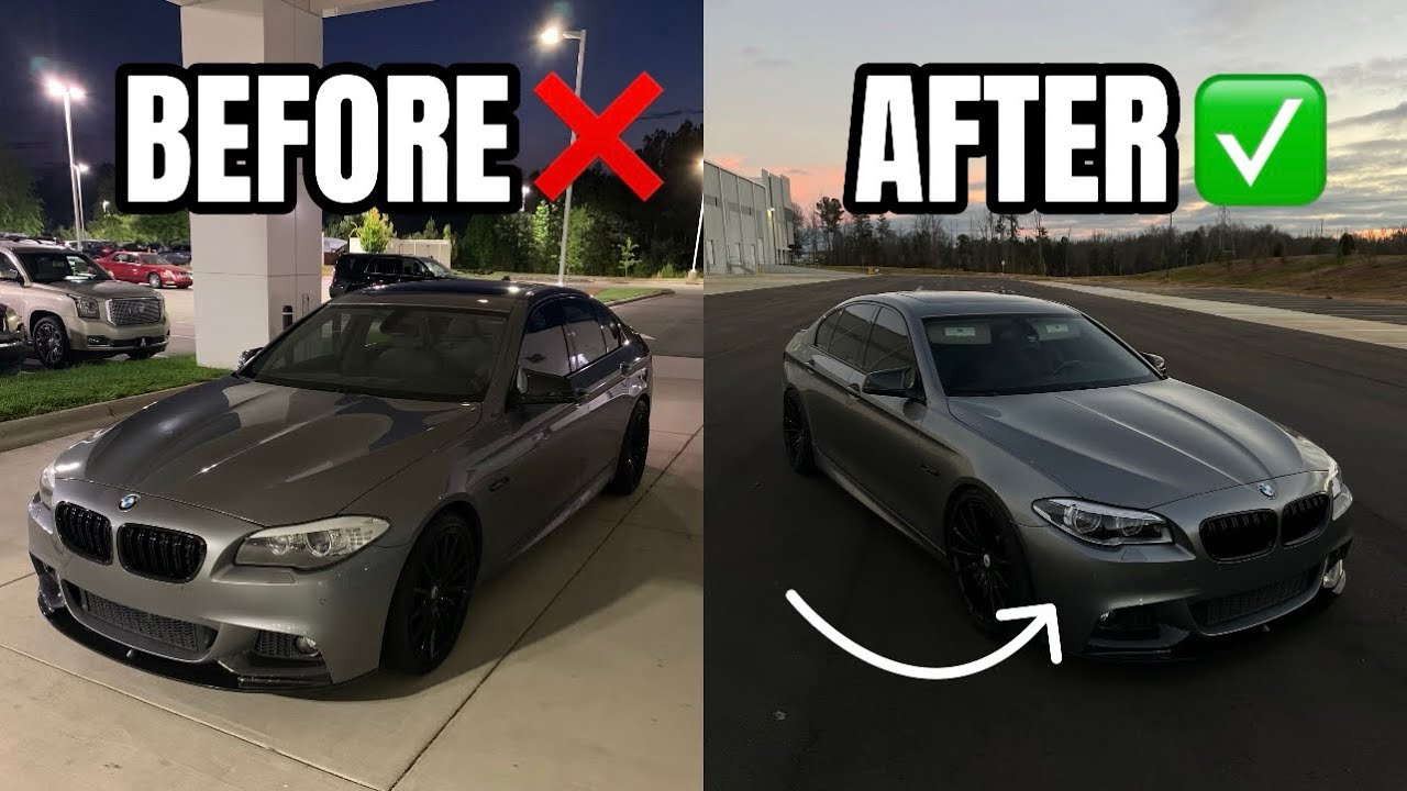 BMW LED HEADLIGHT UPGRADE FOR F10 535i! - YouTube