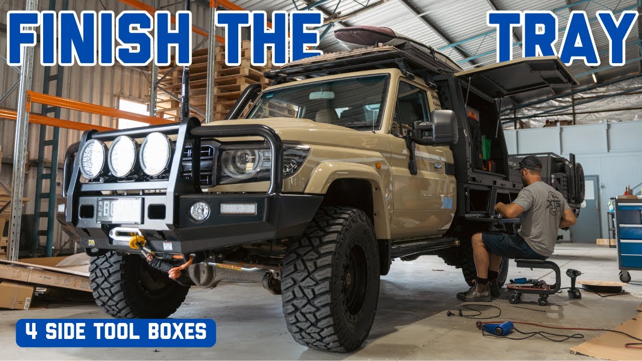 BUILD COMPLETE! Finishing the 79 Series Tray & Canopy - 4 side tool ...
