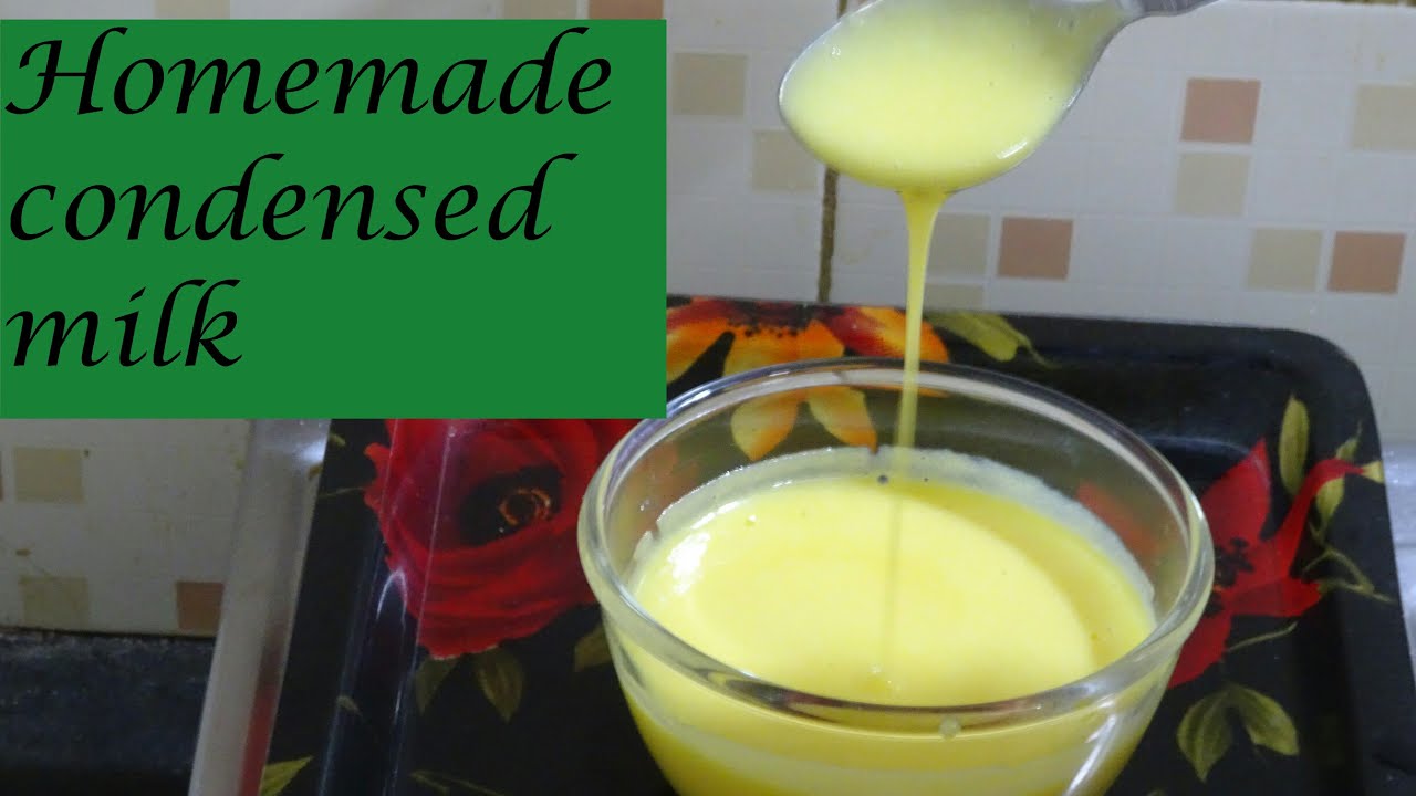 HOMEMADE CONDENSE MILK | Quick and easy condense milk recipe | Madhavi ...