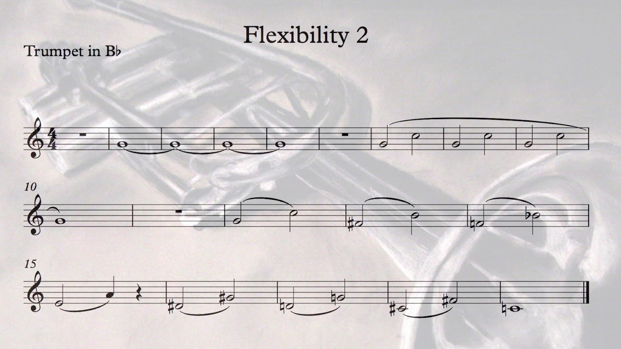 Flexibility 2 - Playalong - Trumpet - Cornet - YouTube