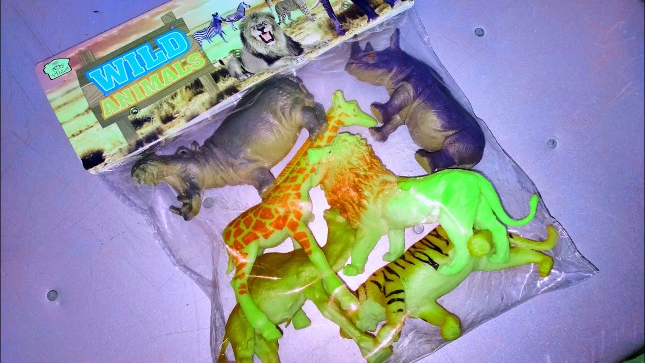 Unboxing zoo animals toys and Farm animal toys for kids| Animal sounds ...