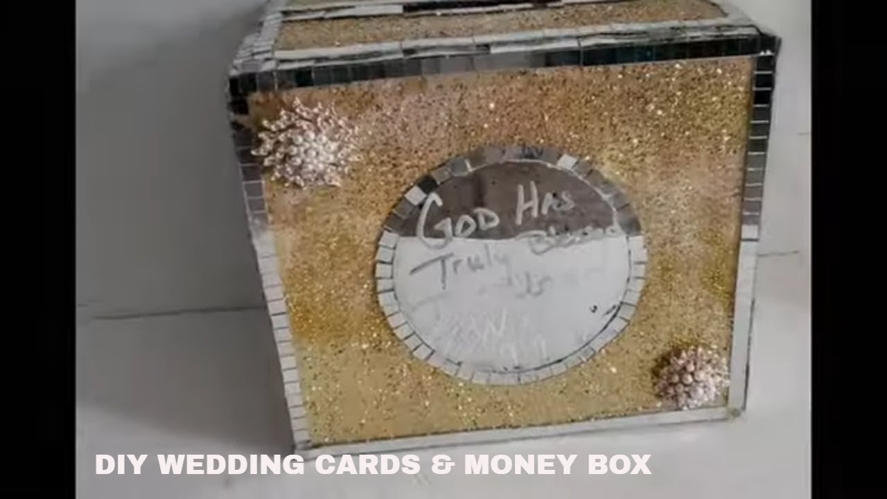 DIY Dollar Tree Trash to Treasure Wedding Cards & Money Cardboard Box ...
