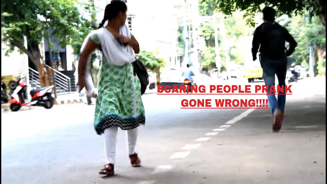 PUBLIC SCARING PEOPLE PRANK- PRANKS IN INDIA(2017)-Funny Reactions ...