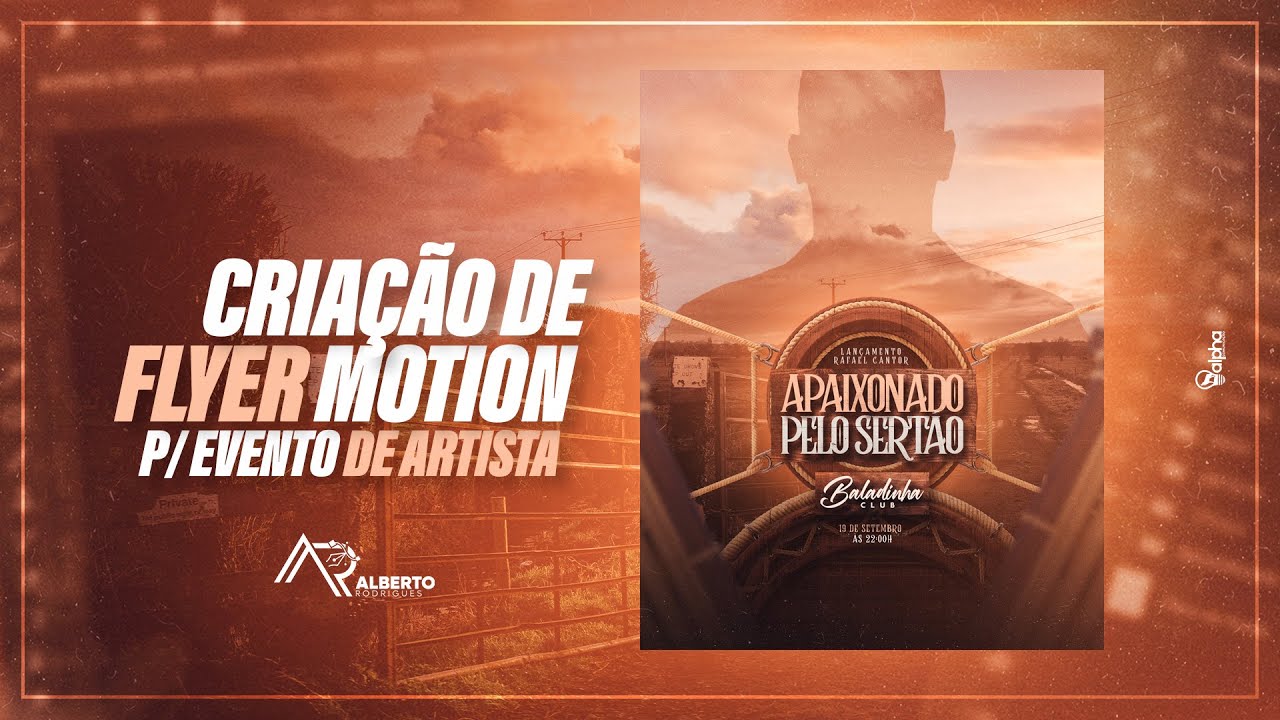 Criando Flyer Animado Para Evento de Artista (Motion Designer) After ...