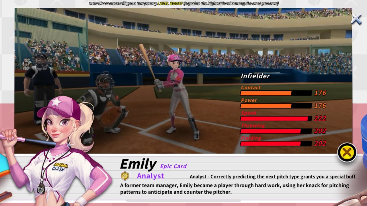 Baseball Clash - New Emily Gameplay - YouTube