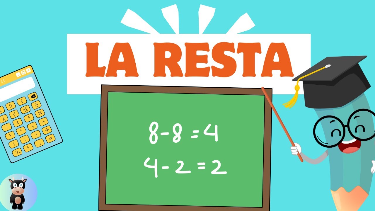 Aprende a restar de manera fácil y divertida con Tito el Torito - YouTube