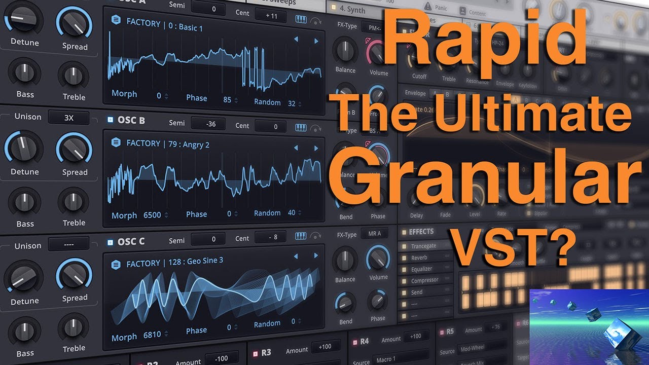 Parawave Rapid: Granular Synthesis - YouTube