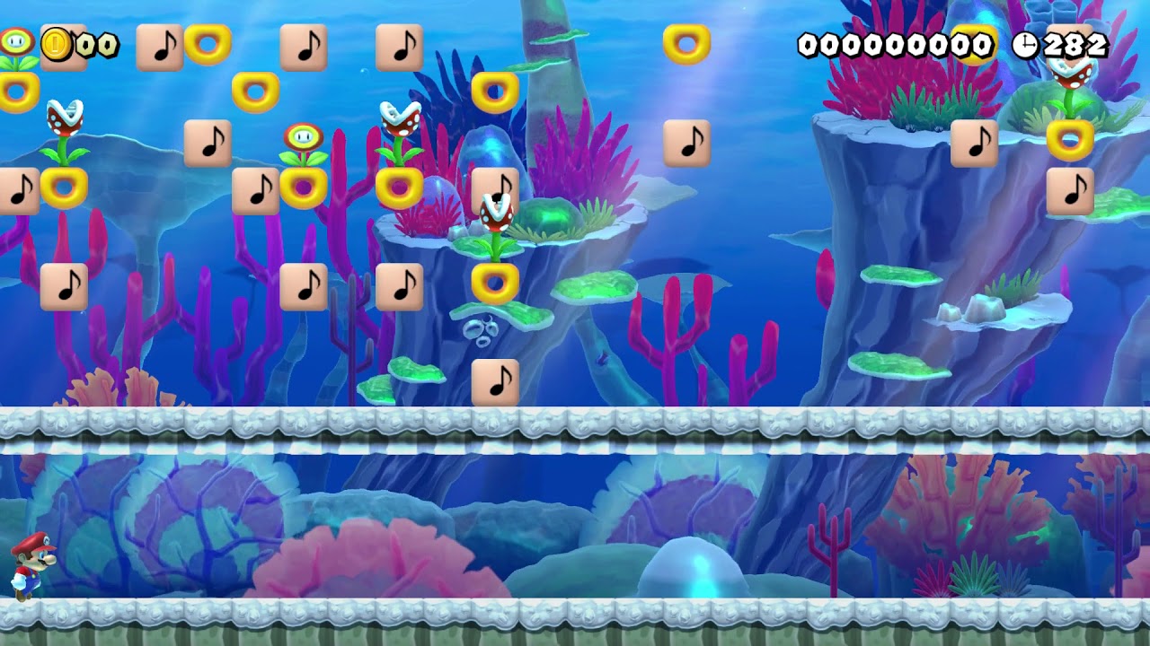 Super Mario Maker 2 🔧 Under The Sea 🔧 Steven7593 - YouTube