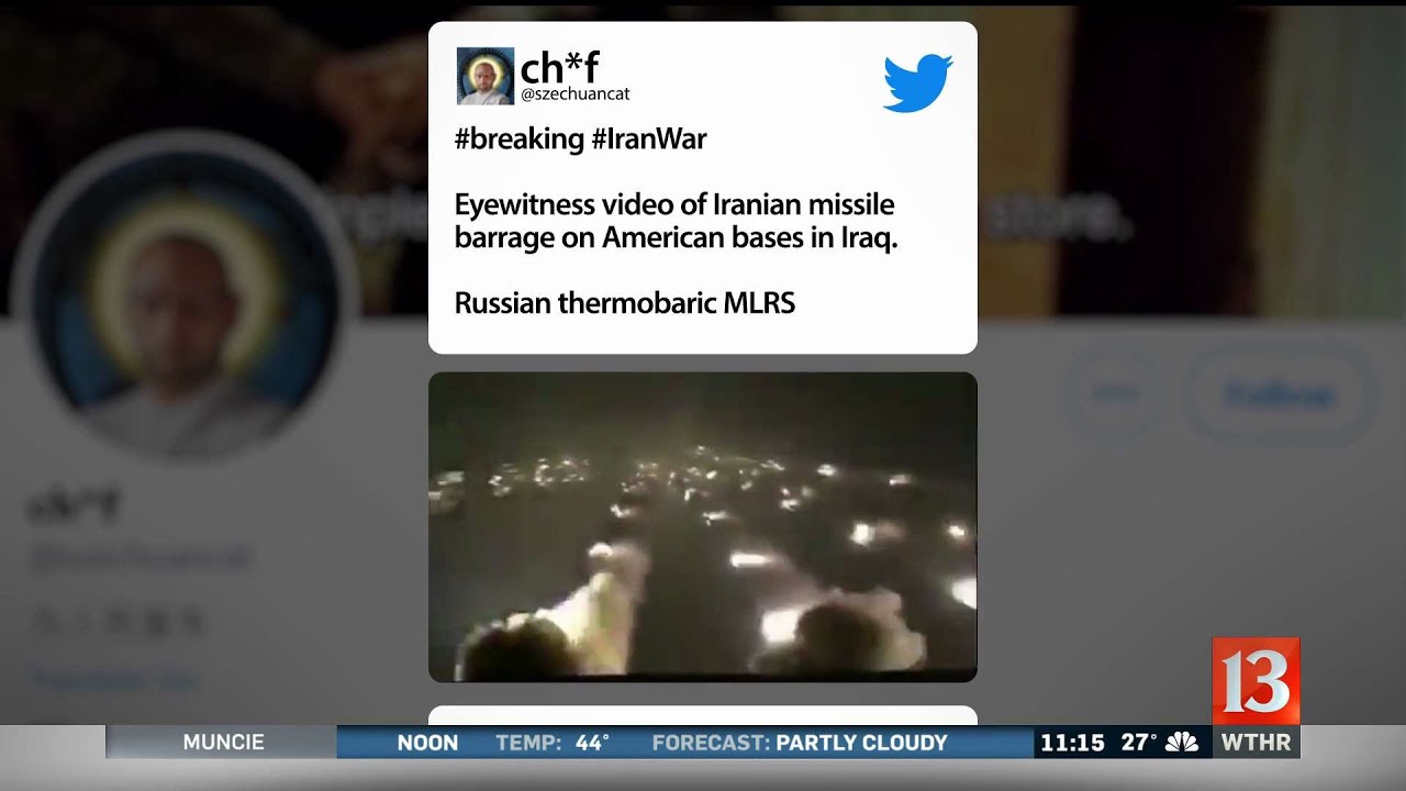 VERIFY: Fake missile attack posts - YouTube