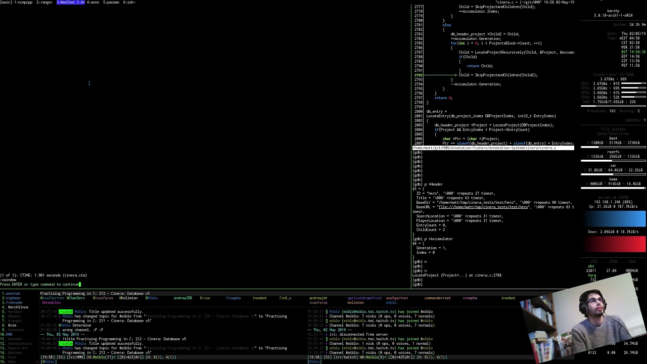Practising Programming In C 212 Cinera Database V5 Debugging Asset 0124