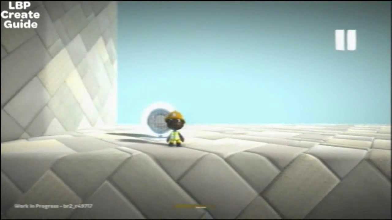 LittleBigPlanet 2 (BETA) Create Guide: Pause menu on create mode ...