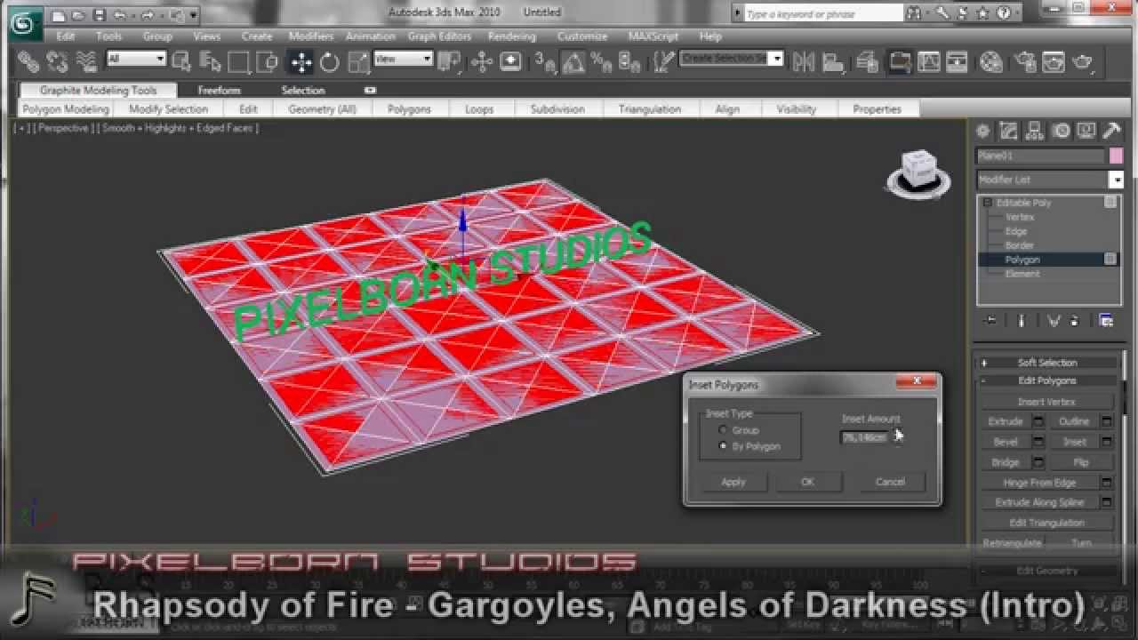 3D Studio Max Tutorial - Text and Logo Pt. 2 - YouTube