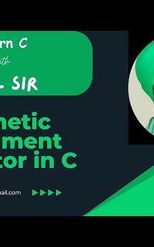 Arithmetic assignment operator in C by Satpal Singh Gill - YouTube