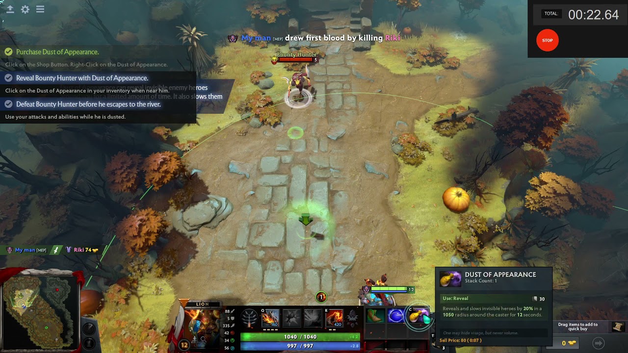 DOTA 2 Invisibility Detection Tutorial | Speedrun [41.72] - YouTube