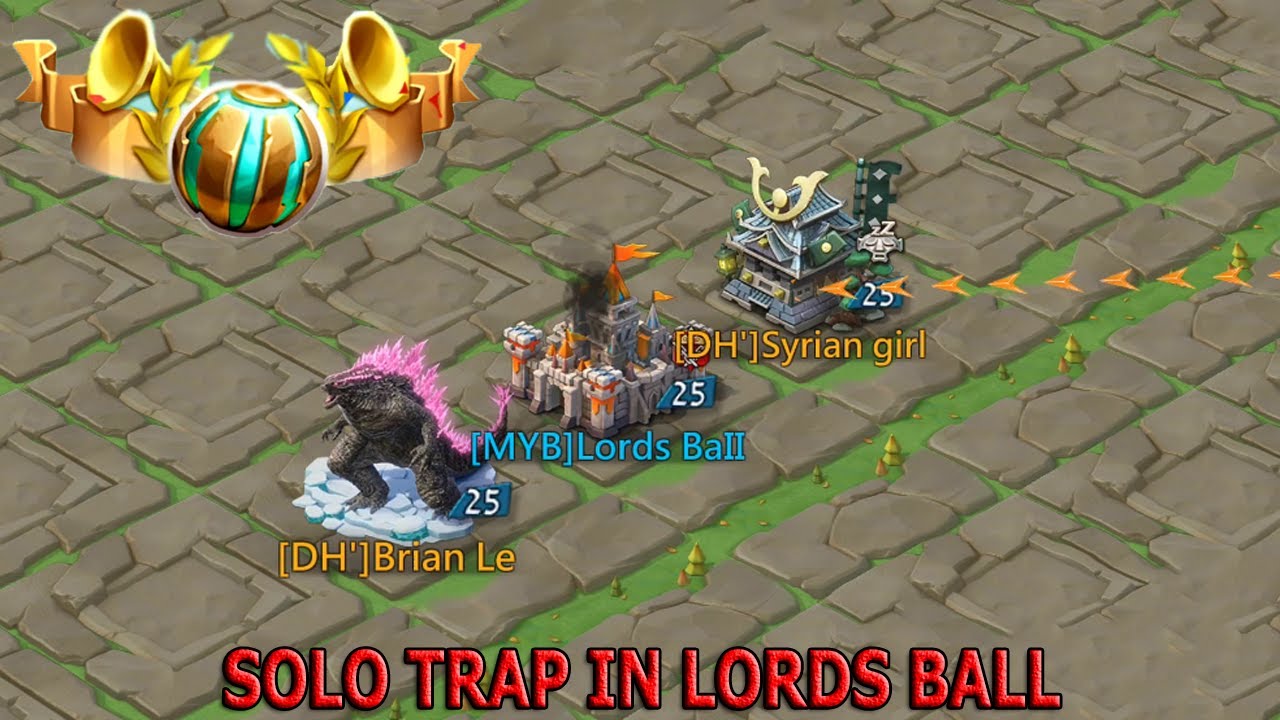 Lords Mobile Solo Trap in Lords Ball Event / Most Favourite Event of ...
