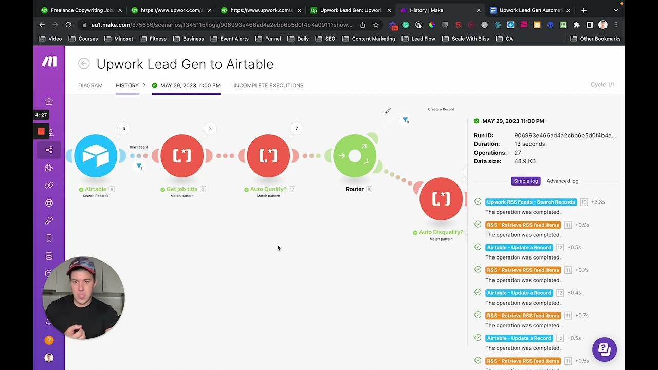 How to automate Upwork job searches (notifications, A/B test proposals ...