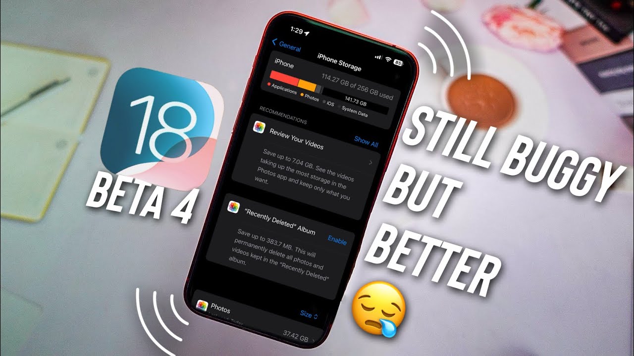 iOS 18 Beta 4 Release - BIG NEW Features | NEW WALLPAPERS (PREVIEW ...