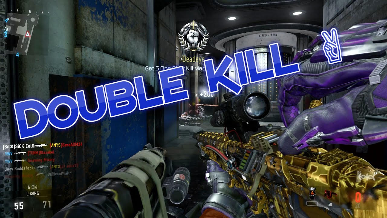 CoD Advanced Warfare Double Collateral Kill With Mors (1080p 60fps ...