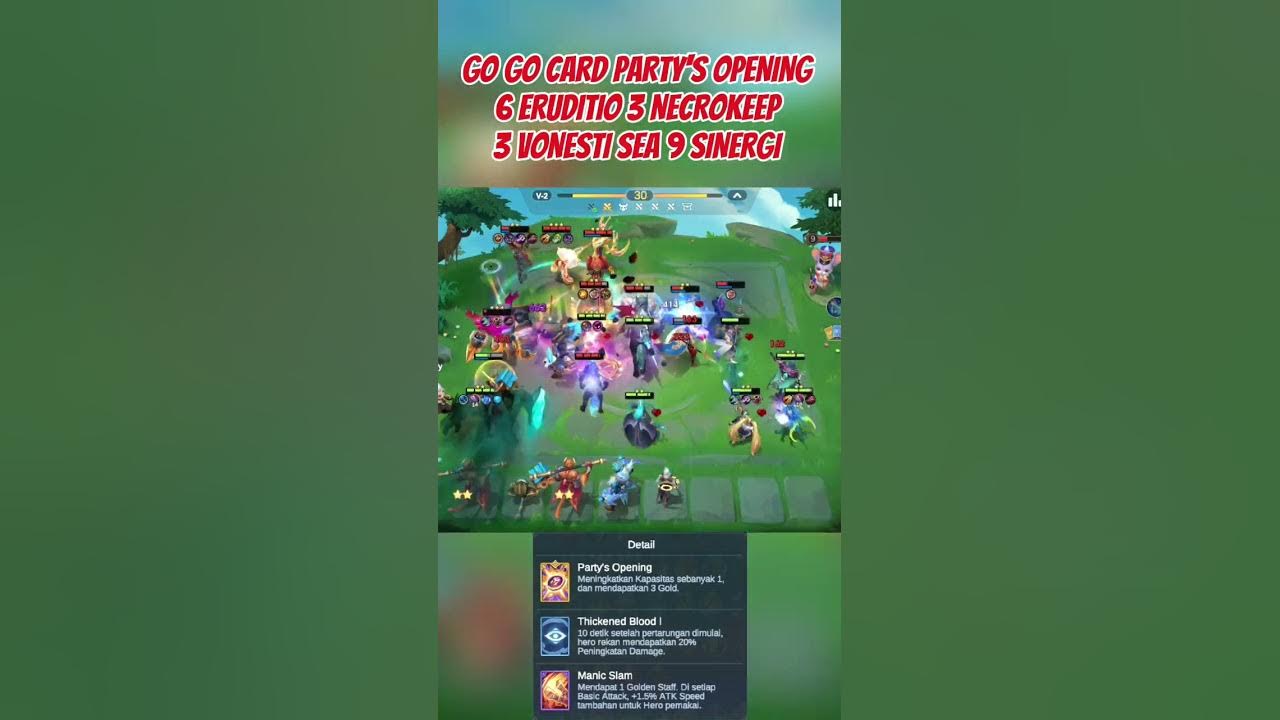 GO GO CARD BISA 12 SLOT! COMBO 6 ERUDITIO 3 NECROKEEP 3 VONESTI SEA 9 SINERGI #MCGG # ...