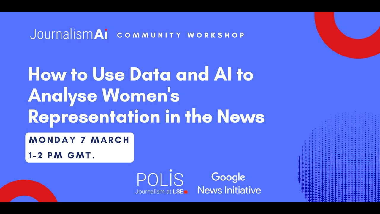 How to Use Data and AI to Analyse Women's Representation in the News ...