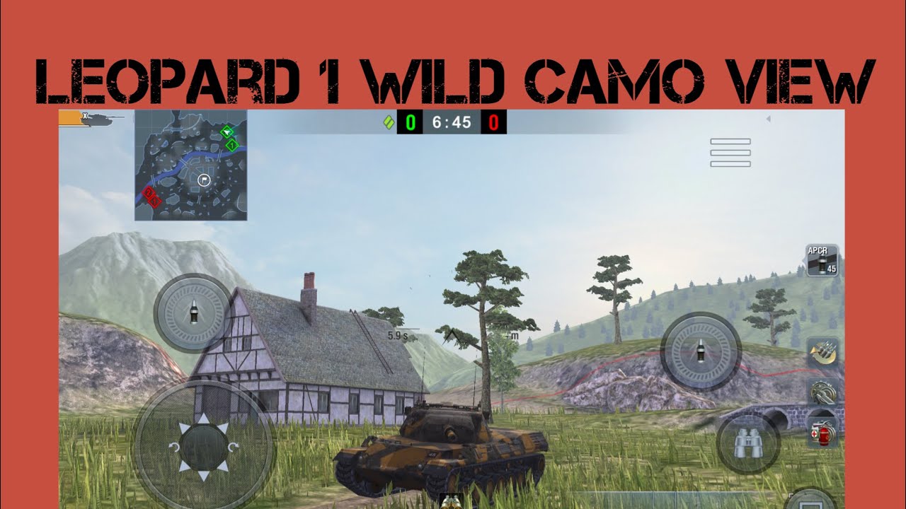 Leopard 1 Wild Camo View|WoTB - YouTube