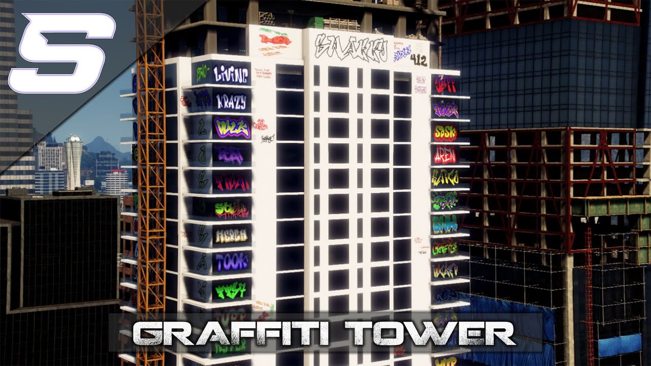 Graffiti Tower Map - YouTube