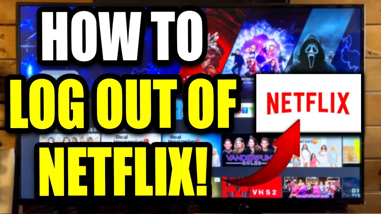 How to Sign Out Of Netflix on ANY TV (Log Off) - YouTube