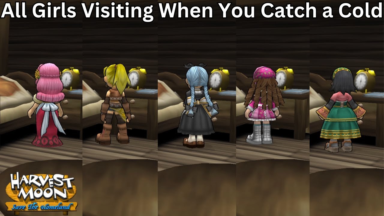 Harvest Moon: Save the Homeland - All Girls Visiting When You Catch a ...