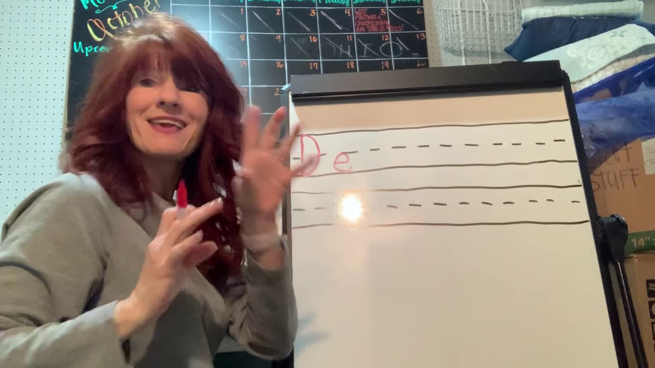 Writing the name Derrick - YouTube