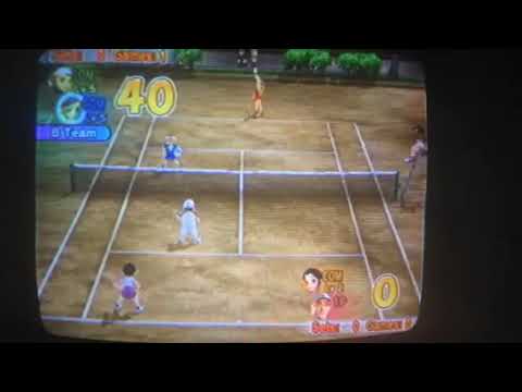 Hot Shots Tennis - Suzuki and Momoko Defeat Animation