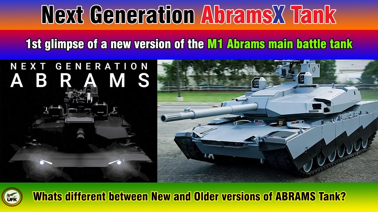 Next Generation AbramsX Tank. 1st glimpse of a new version of the M1 ...