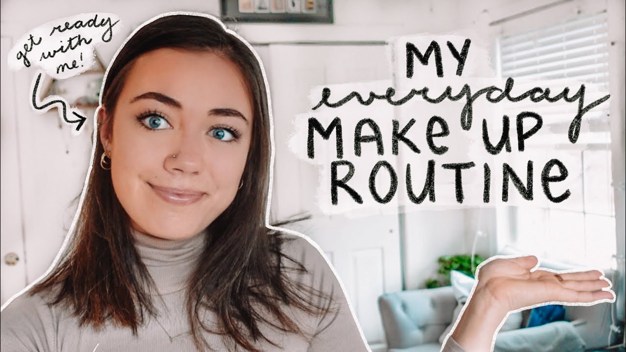 GRWM: my everyday makeup routine + goals for 2021! - YouTube