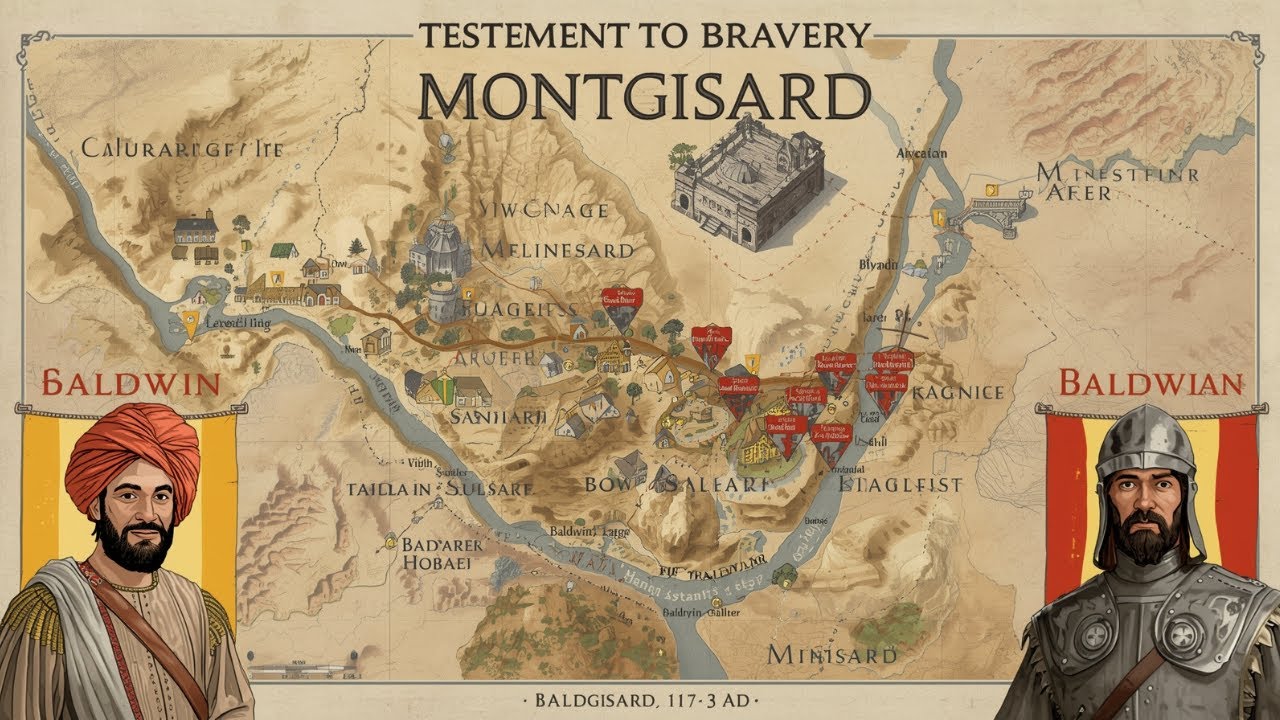 Baldwin IV defies Saladin - Battle of Montgisard, 1177 - Crusades ...