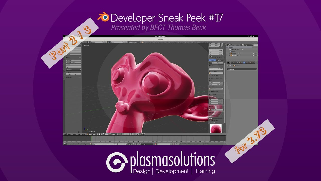 B3D Sneak Peek #17 - Tracking, Animation, UI & Modelling - YouTube