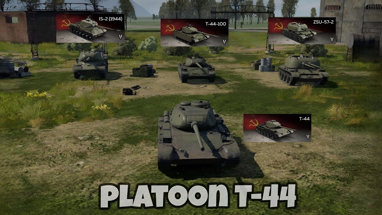Platoon T-44 Gameplay - YouTube
