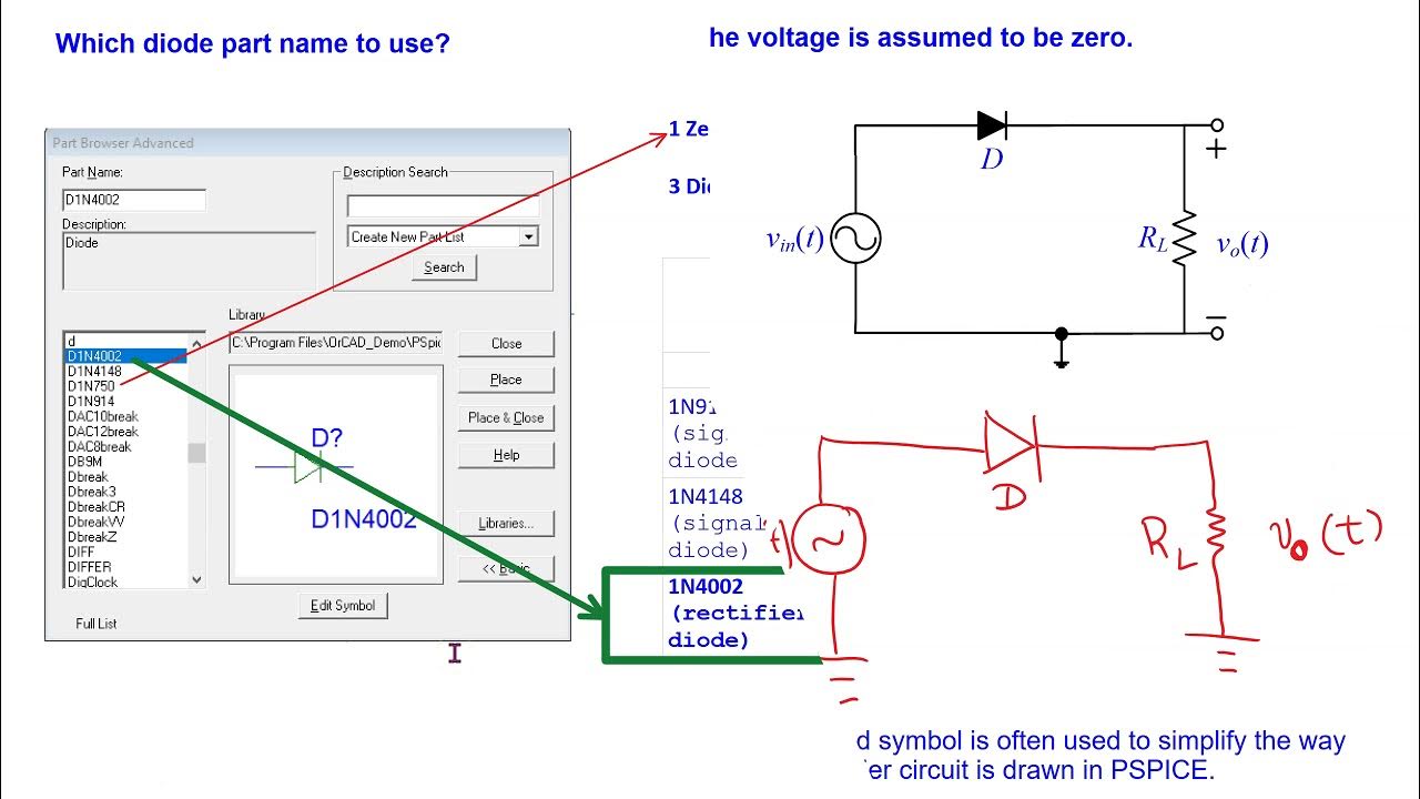 Introduction to PSPICE for Simulating Diode Rectifier Circuits - YouTube