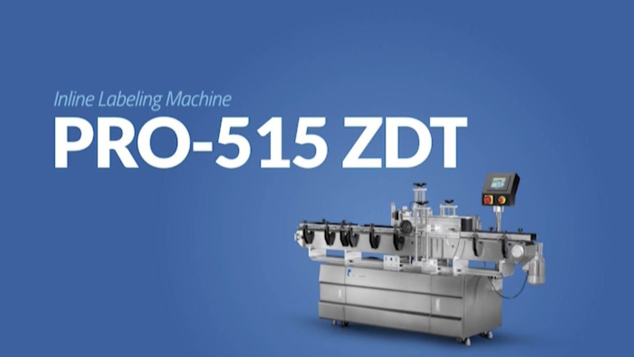 PRO-515 ZDT Inline Labeling Machine — Equipment Highlight - YouTube