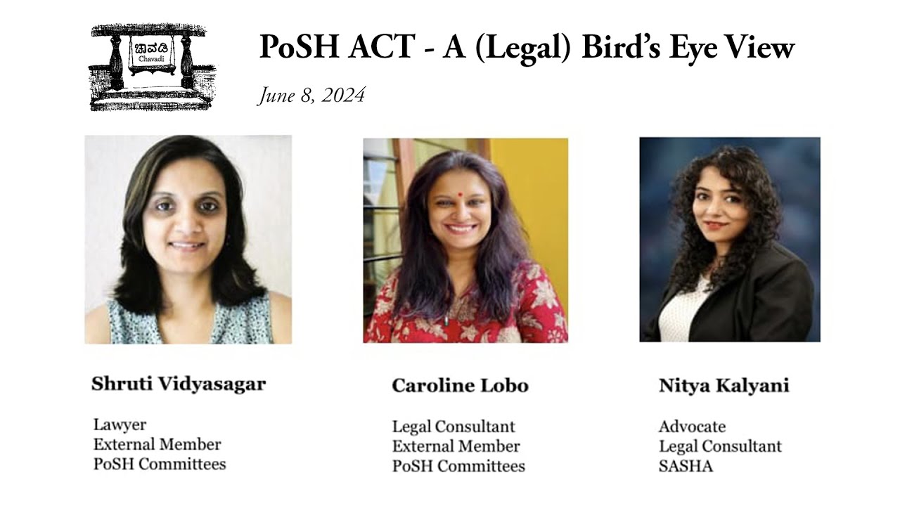 PoSH ACT - A (Legal) Bird's Eye View - YouTube