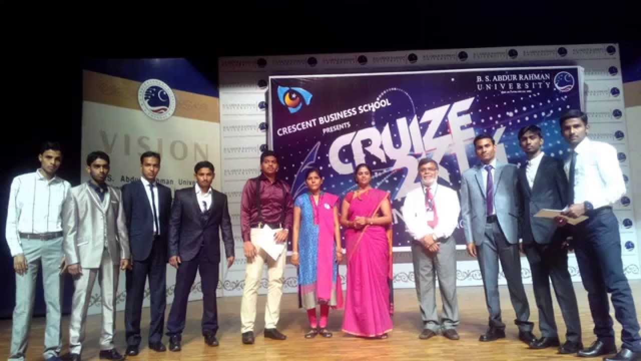 MBAians of -CAHCET- C.Abdul Hakeem College 2014-16 - YouTube