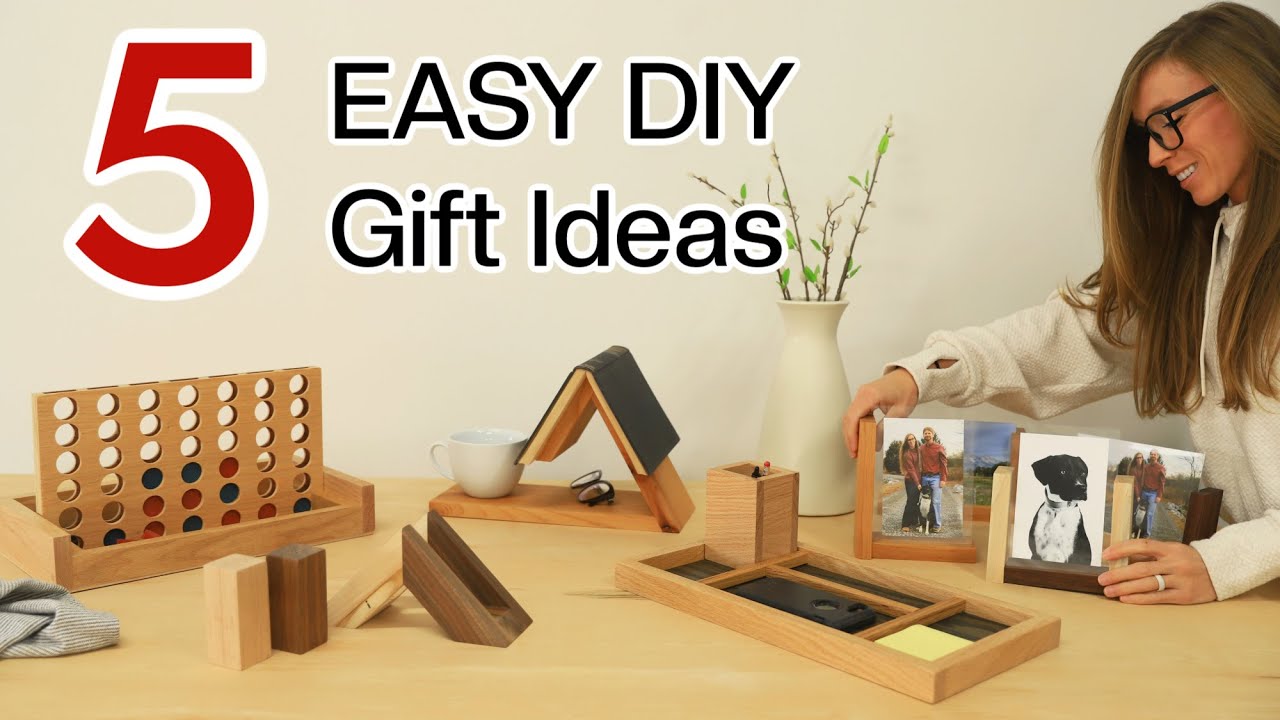 5 EASY DIY Christmas Gift Ideas | FROM SCRAP WOOD - YouTube