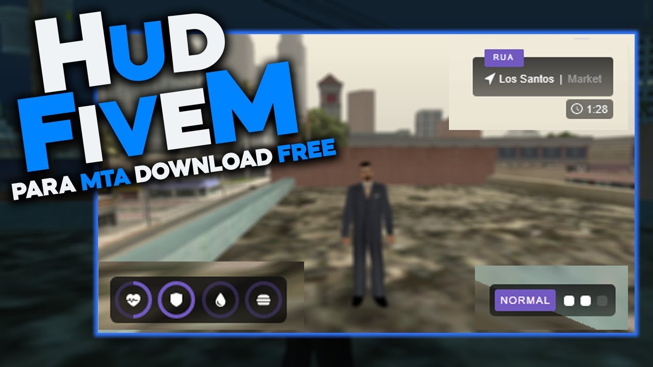 DOWNLOAD: HUD IGUAL FIVE M PARA MTA, LEVE E BONITA!! - YouTube