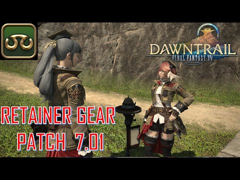 Final Fantasy XIV - My Battle Retainer Gear Patch 7.01 - YouTube