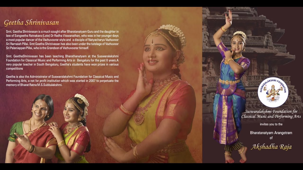 Bharatanatyam Arangetram of Akshadha Raja | Mayil Bharatham - YouTube