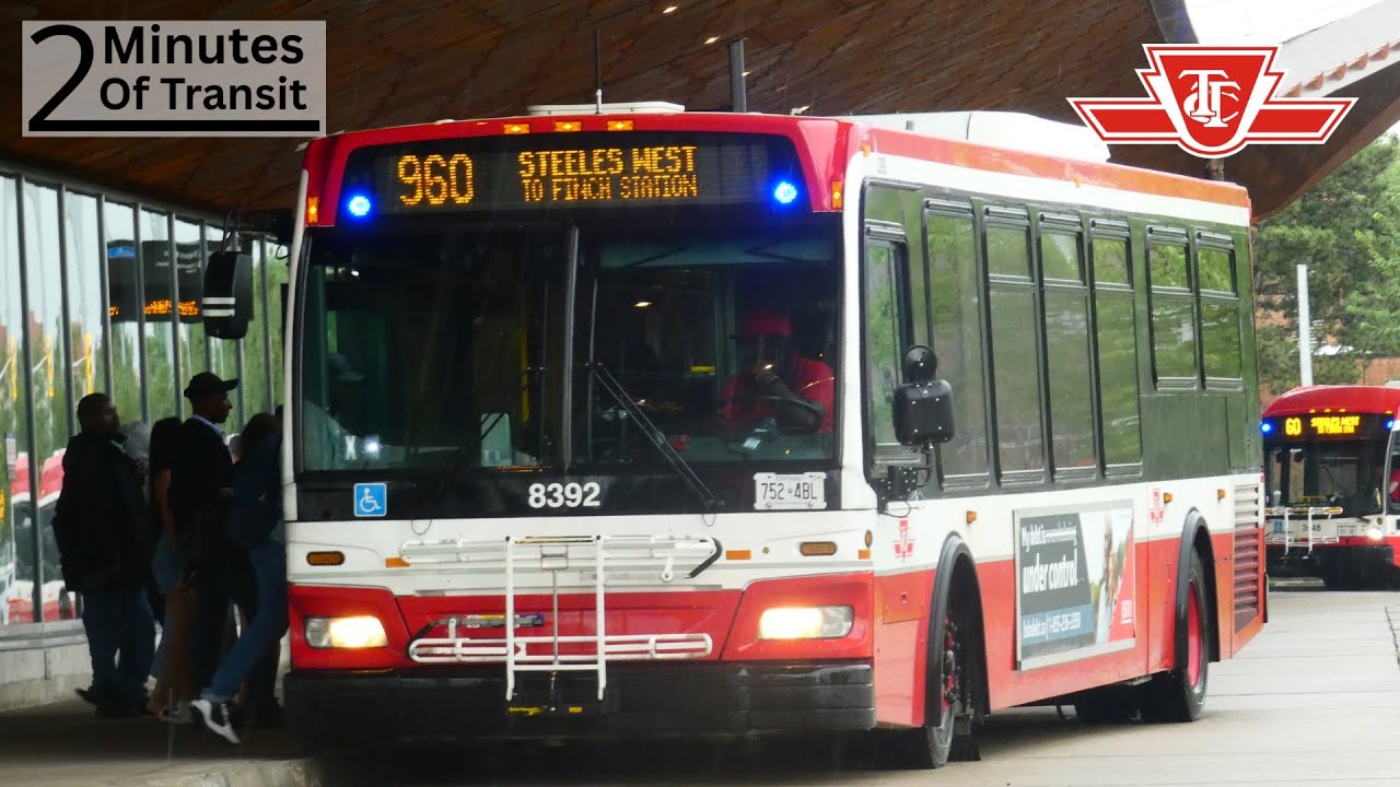 2 Minutes Of Transit | TTC Buses At Pioneer Village Station - YouTube