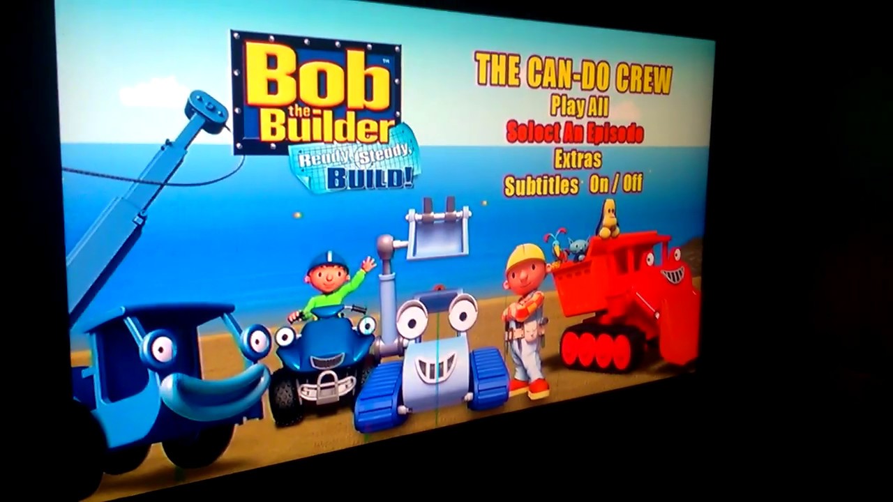 Bob the builder ready standy built the can do crew DVD menu walkthrough ...