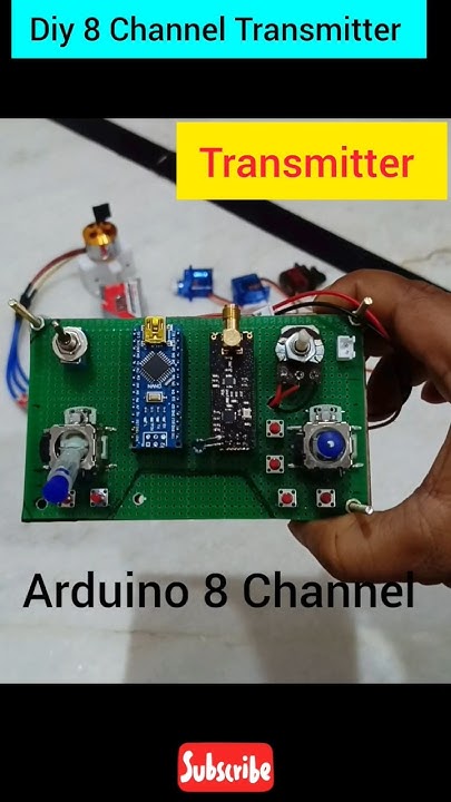Arduino 8 Channel Transmitter and Reciver|Arduino Nano Projects #shorts #drone #diy #viral - YouTube