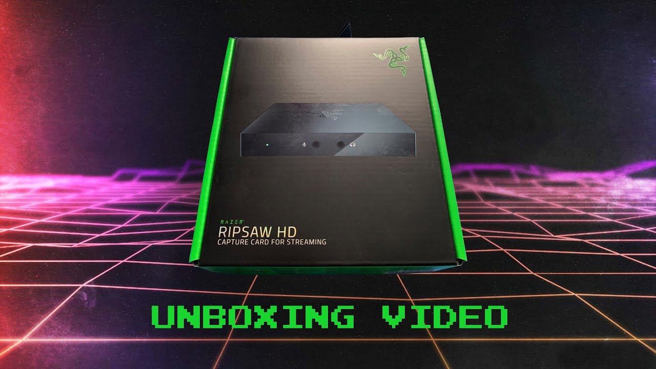 Razer Ripsaw HD Unboxing Video (03/07/2019) - YouTube