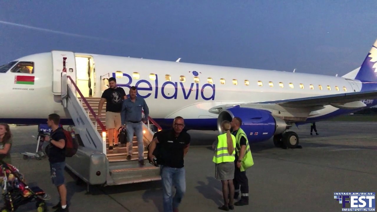 Перелет Калининград-Минск/ Belavia/Embraer 175 - YouTube